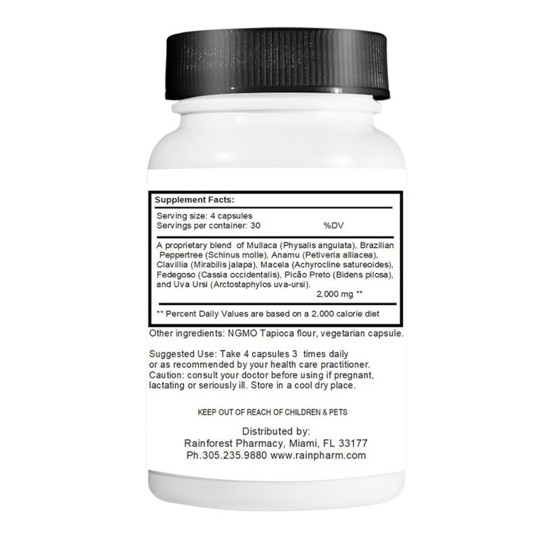 Rainforest Pharmacy MYCO 500 mg - 120 Vegetarian Capsules | RIH/HAIOTB ...
