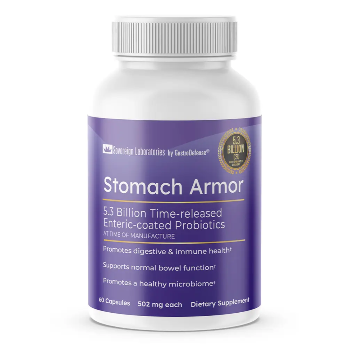 Sovereign Laboratories GastroDefense® STOMACH ARMOR® - 60 Capsules ...