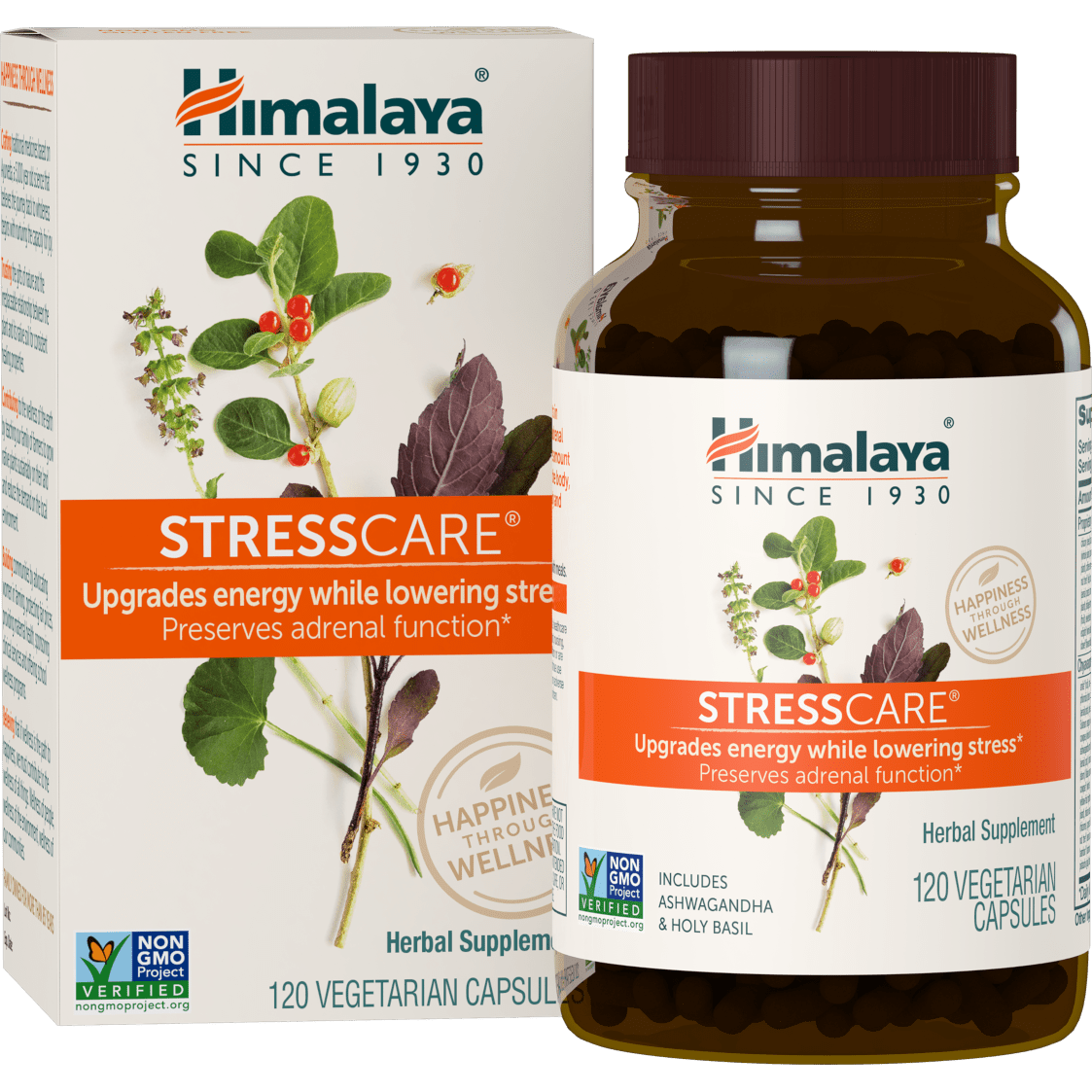 Himalaya Herbal Healthcare Stresscare 720 mg - 120 Vegetarian Capsules | RIH/HAIOTB Stores