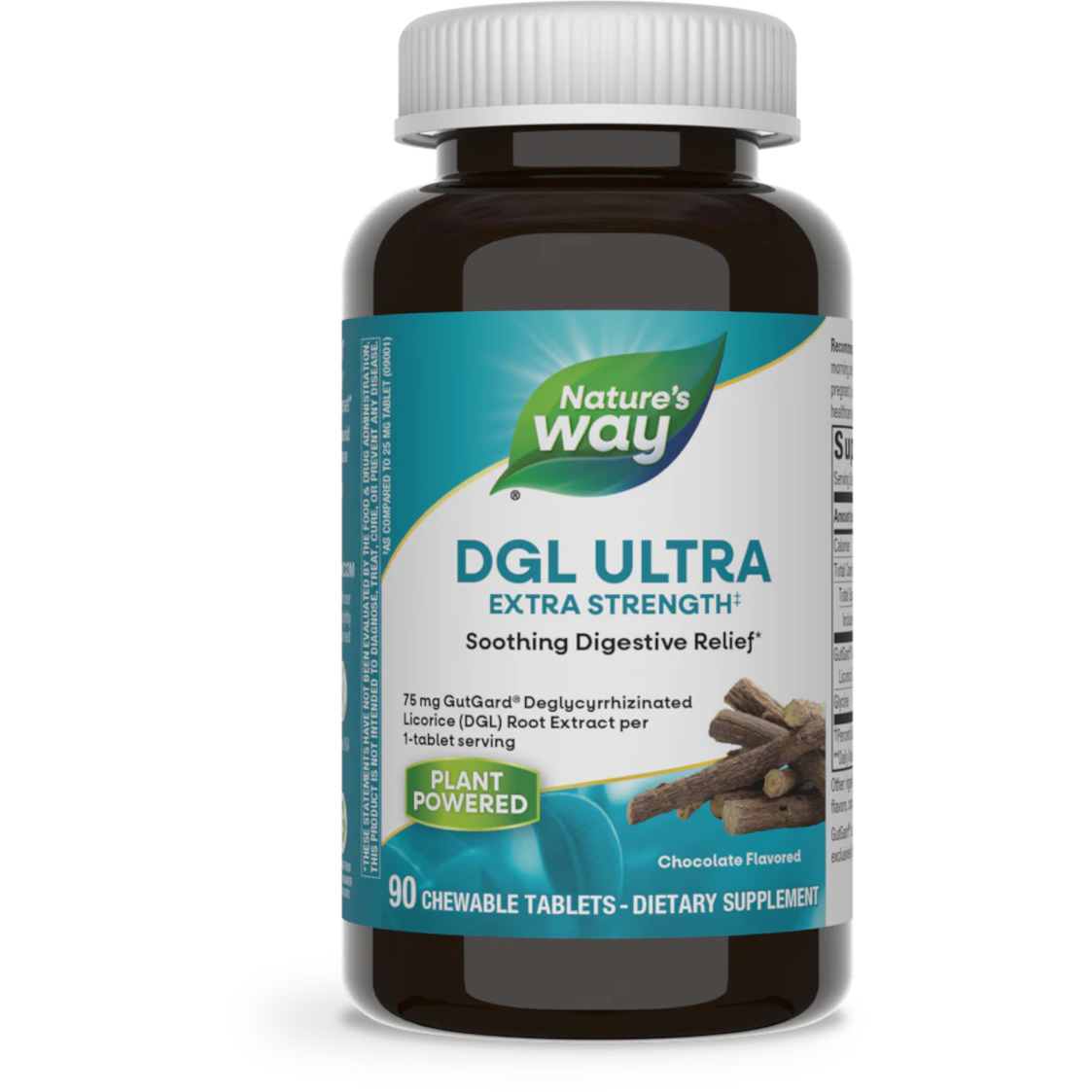 Nature's Way DGL Ultra German Chocolate Flavored Extra Strength ...