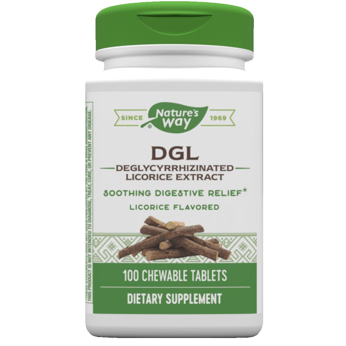 Nature's Way DGL Licorice Flavored - 100 Chewable Tablets | RIH/HAIOTB ...