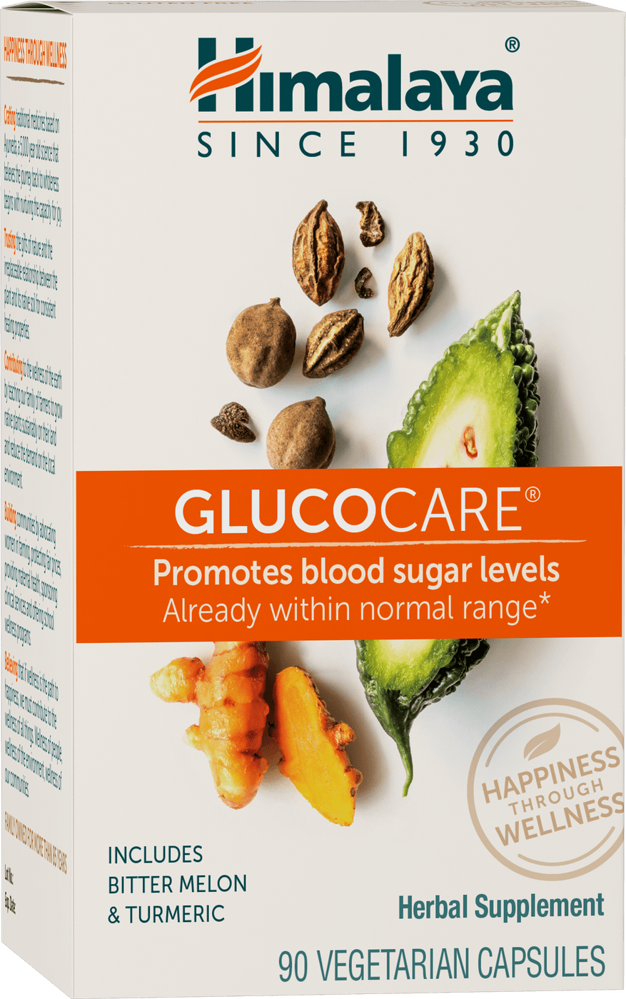 Himalaya Herbal Healthcare Glucocare - 90 Vegetarian Capsules | RIH/HAIOTB Stores